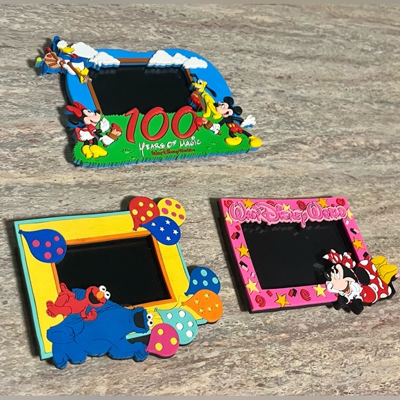 Disney | Accents | 3 Sets Of Disney Photo Frames | Poshmark
